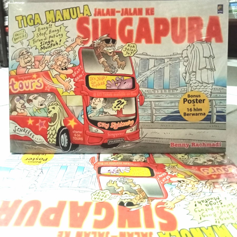 Jual BUKU ANAK TIGA MANULA JALAN JALAN KE SINGAPURA BY BENNY | Shopee ...