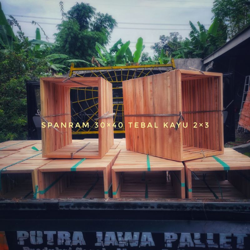 Jual Spanram Kayu Damar Untuk Kanvas Lukis Kualitas Terbaik Ukuran 30× ...