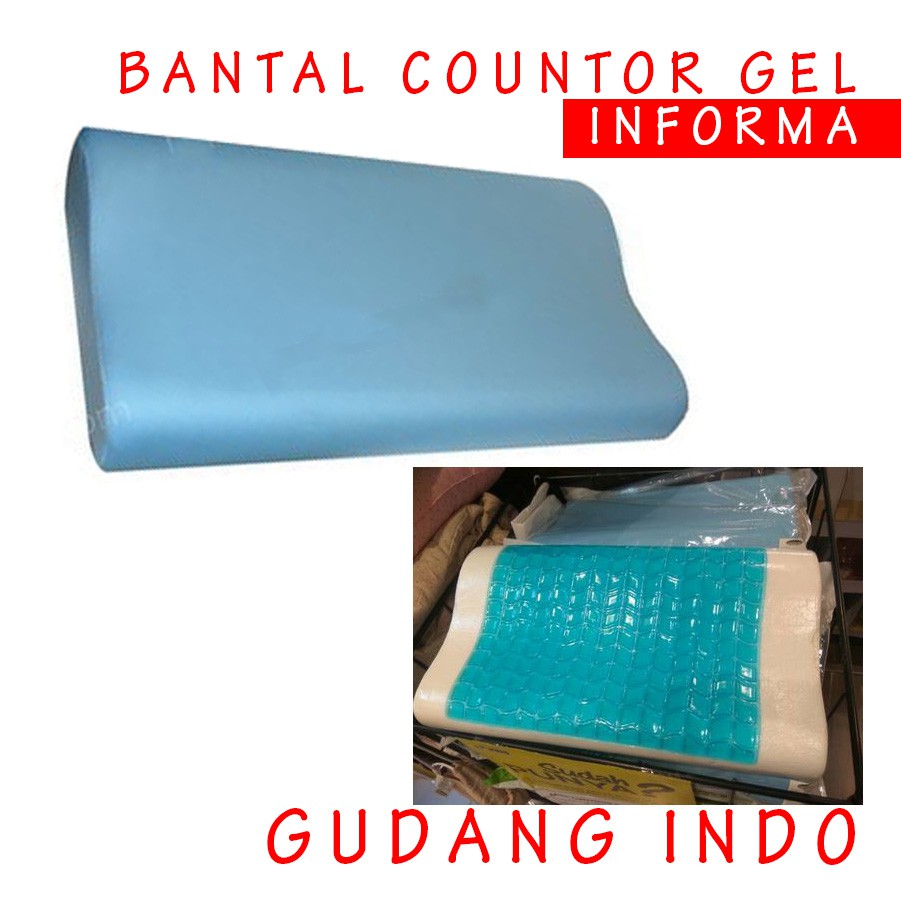 Jual Bantal Contour Cool Gel BANTAL INFORMA / Bantal Kesehatan Memory ...