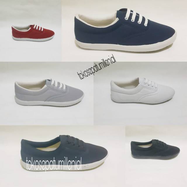 Jual SEPATU PX STYLE 068 TALI KANVAS POLOS | Shopee Indonesia