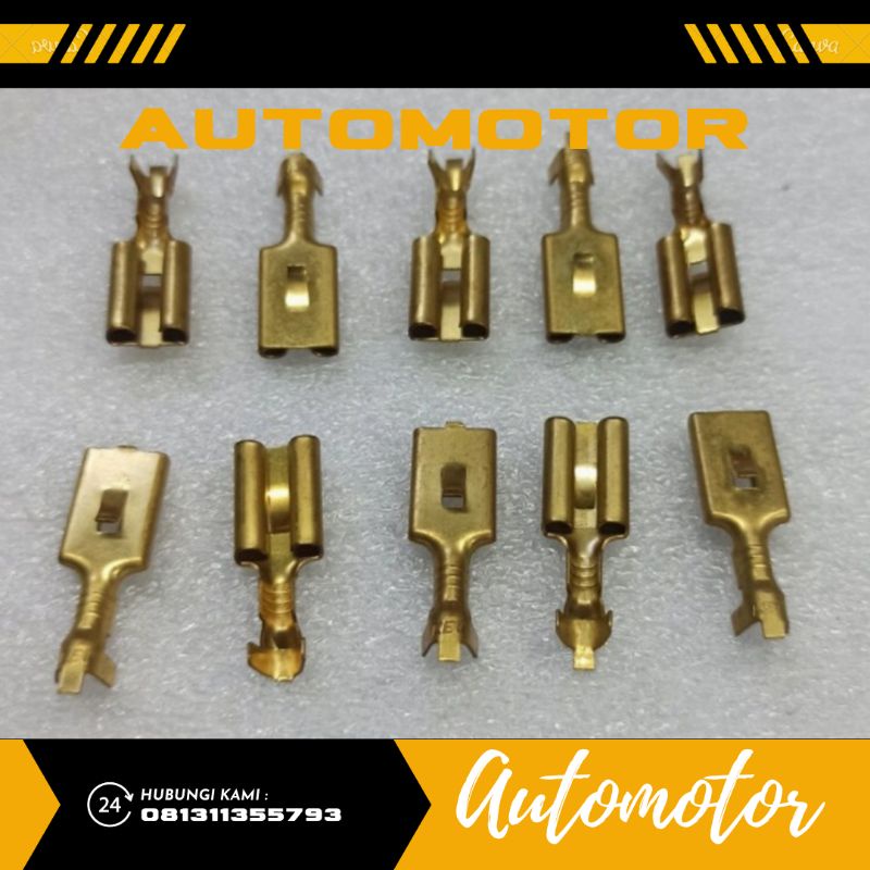 Jual Terminal Gepeng female Skun terminal gepeng cewe 9mm | Shopee ...