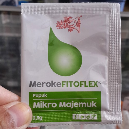 Jual Meroke FITOFLEX 2.5 gram Pupuk Mikro Majemuk Lengkap | Shopee ...