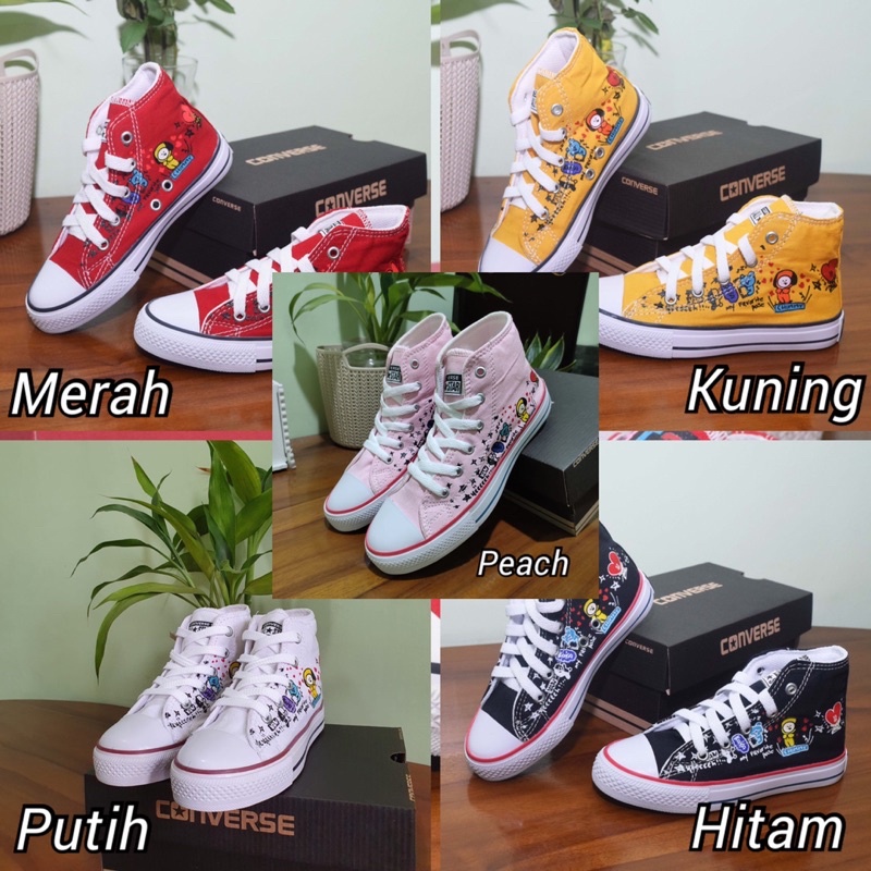 Jual Converse BTS BOOT 21 Premium Murah | Shopee Indonesia