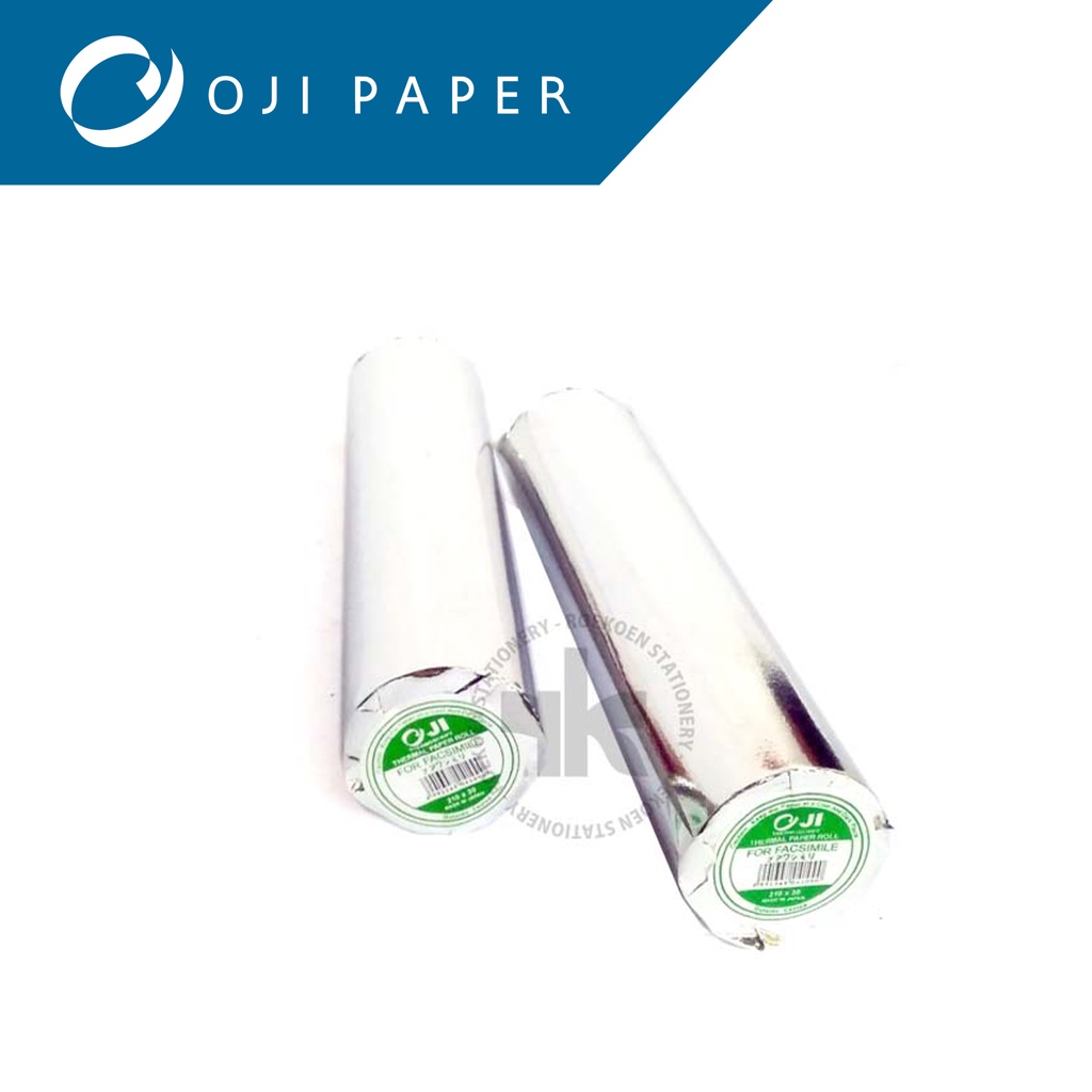 Jual Oji Kertas Fax 210x30 Thermoscript | Shopee Indonesia