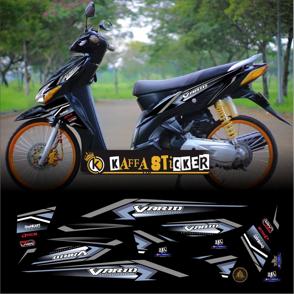 Jual stiker striping honda vario 110 karbu / vario striping / vario ...