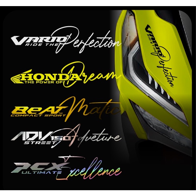 Jual STIKER VARIASI MOTOR HONDA VARIO, PCX, BEAT, ADV CUTTING STICKER ...