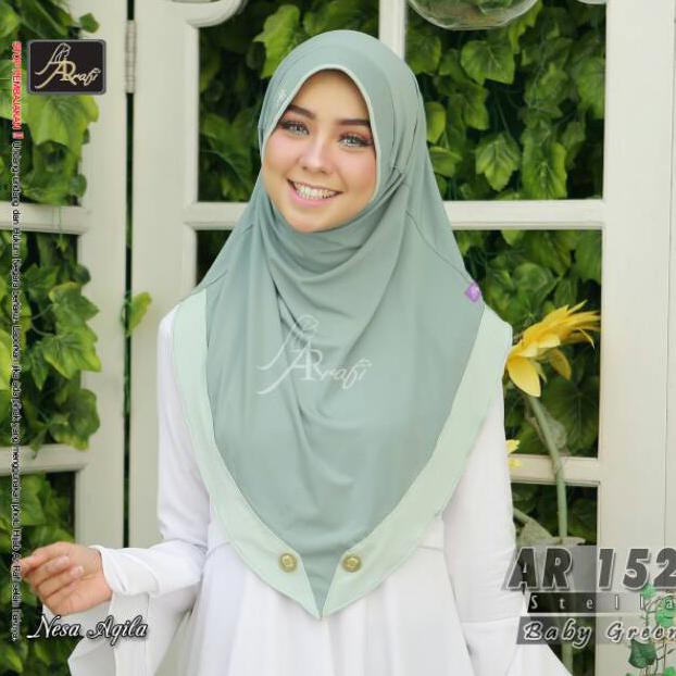 Jual AR 152 Hijab Ar Rafi kerudung Brand murah Hijab hits bergo kece ...