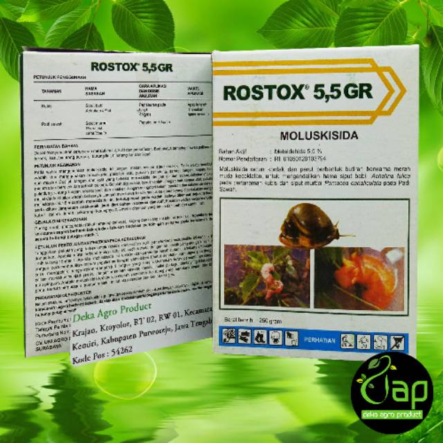 Jual MOLUSKISIDA ROSTOX 5,5GR 250GRAM | Shopee Indonesia