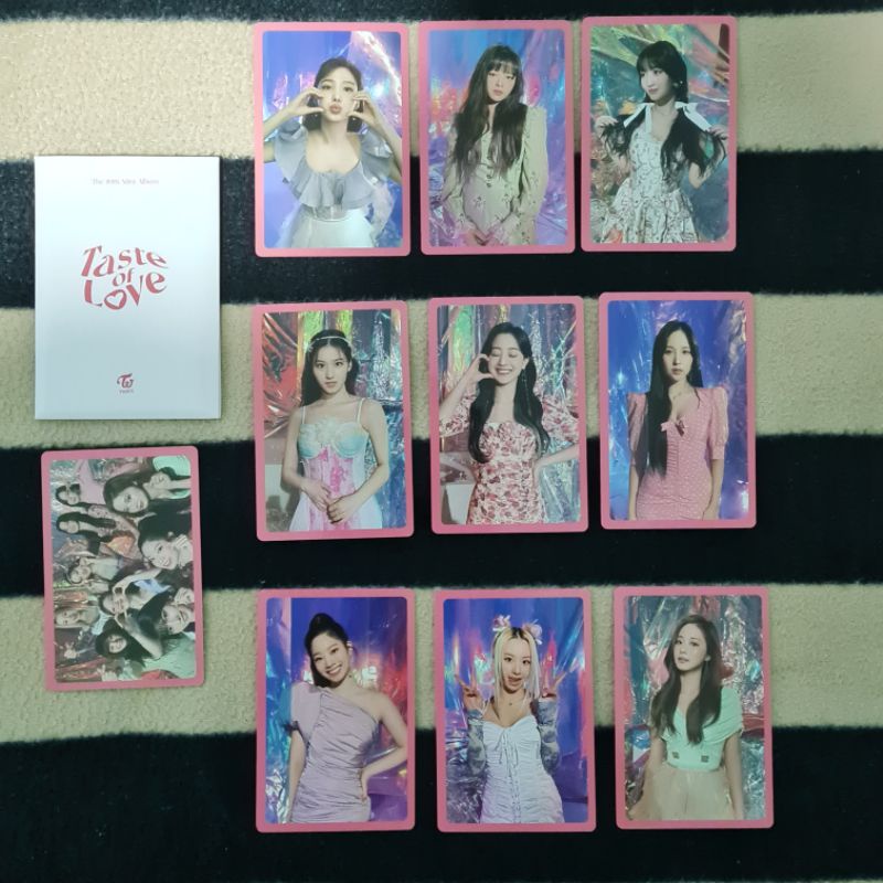 Jual [SHARING Ver. Taste/ Fallen/In Love] TWICE Photocard Benefit - Official from Album Taste Of ...