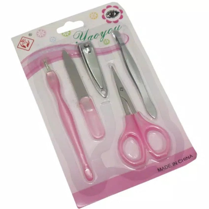 Jual Alat Set Manicure Pedicure Lengkap Premium 5pcs | Shopee Indonesia