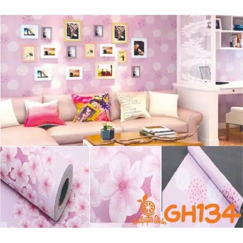 Jual WALLPAPER DINDING GH 45 CM X 9 M || WALLPAPER DINDING A || STICKER ...