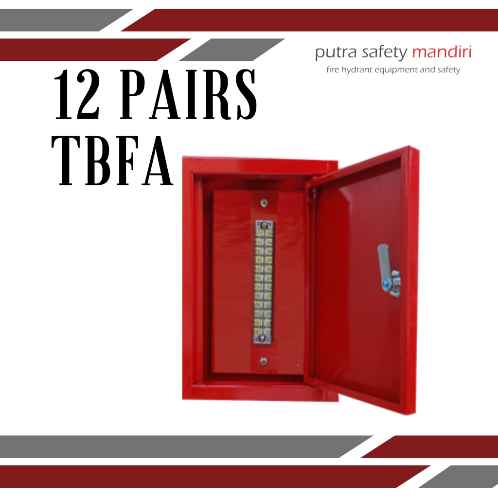 Jual TBFA BOX PANEL TERMINAL FIRE ALARM 12 - 24 PAIRS JBFA SAFETY ...