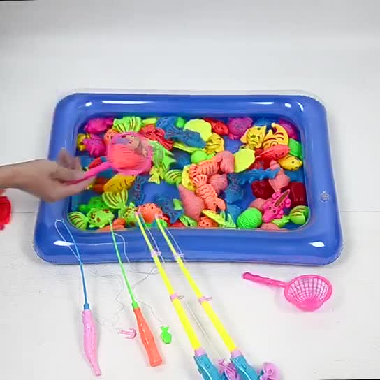 Jual Mainan Pancing Ikan 32PCS + Kolam Pancingan Magnet Anak | Shopee ...