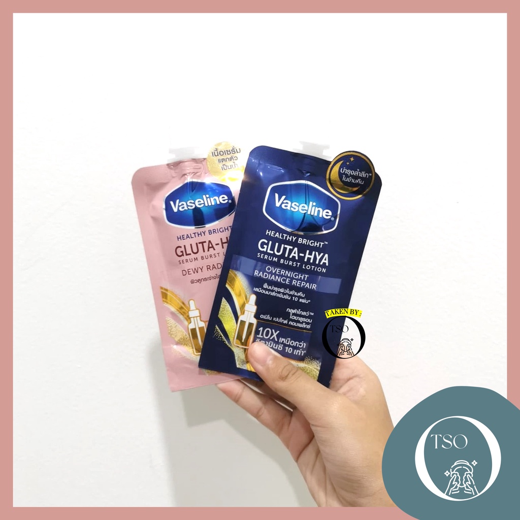 Jual [ VASELINE SACHETS 30ML ] VASELINE HEALTHY BRIGHT GLUTA HYA LOTION ...