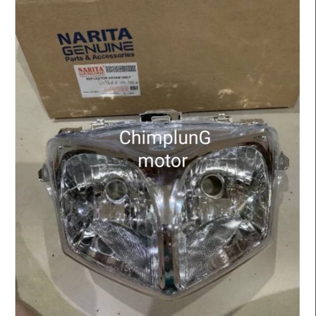 Jual REFLEKTOR HEADLAMP LAMPU DEPAN SUPRA X 125 HELM IN LAMA KARBU NEW ...