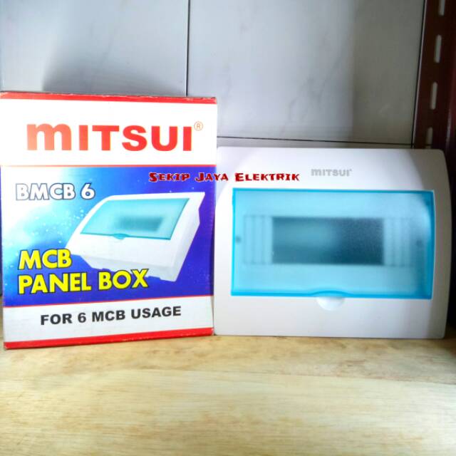 Jual MCB Box / Kotak Panel MCB Mitsui BMCB 6 untuk 6 buah MCB | Shopee ...