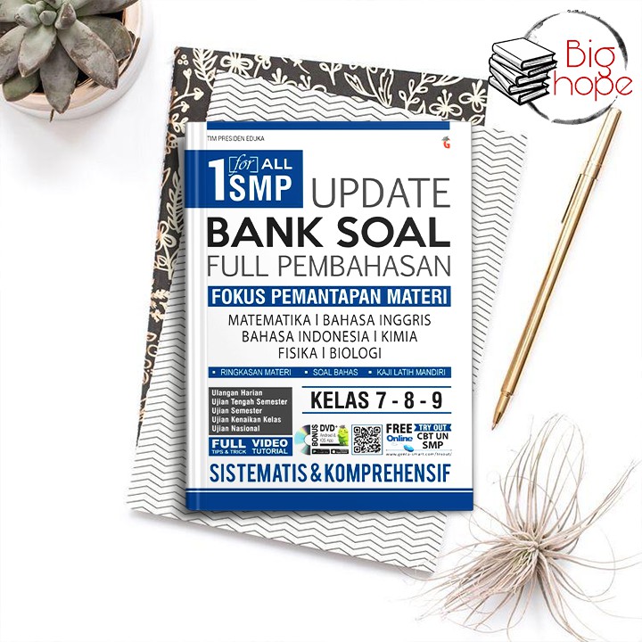 Jual Buku Soal Smp - 1 For All Update Bank Soal Full Pembahasan Smp ...