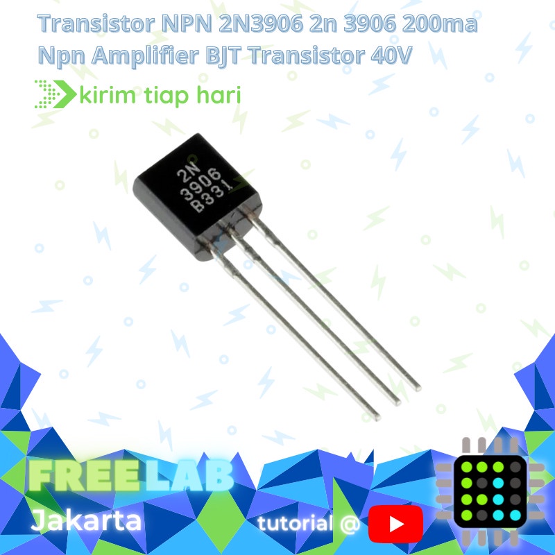 Jual Transistor NPN 2N3906 2n 3906 200ma Npn Amplifier BJT Transistor ...