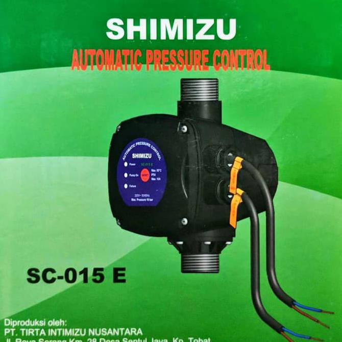 Jual OTOMATIS POMPA BOOSTER / AUTOMATIC PRESSURE CONTROL SHIMIZU SC-015 E | Shopee Indonesia