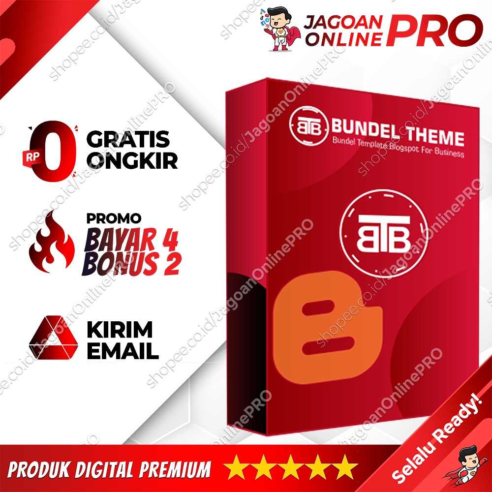 Jual BUNDLE THEME BLOGSPOT BTB TEMA BLOGGER | Shopee Indonesia
