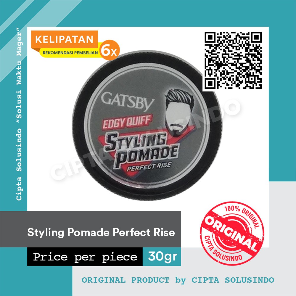Jual Minyak rambut pomade gatsby styling pomade Perfect Rise Kecil 30g ...