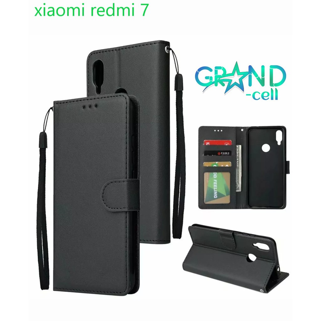 Jual XIAOMI REDMI 7 Case Premium wallet Kulit Flip Dompet Magnet Casing ...