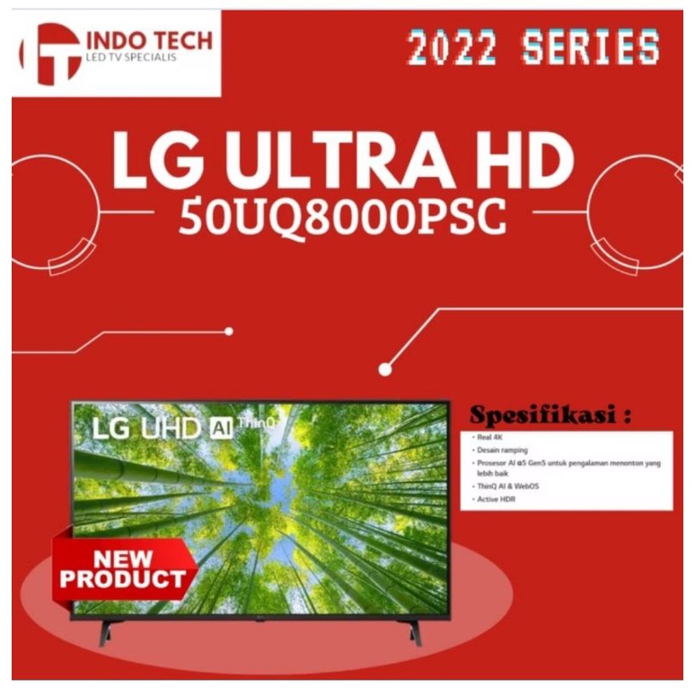 Jual LED LG 50 INC UQ 8000 SERI TERBARU 4K | Shopee Indonesia