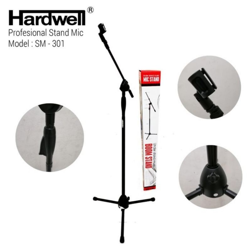 Jual Stand Mic | Microphone Hardwell SM 301 | SM-301 | SM301 Under ...