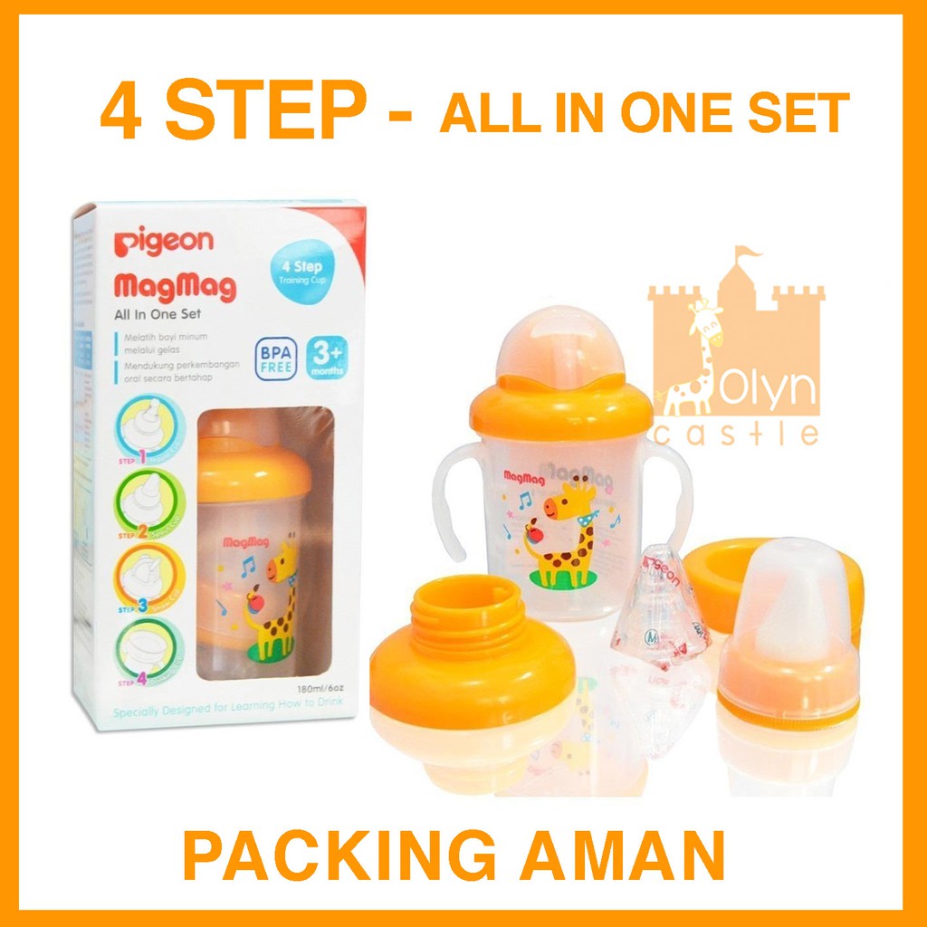 Jual Pigeon MagMag All In One Set Training Cup *PACKING AMAN* | Shopee ...