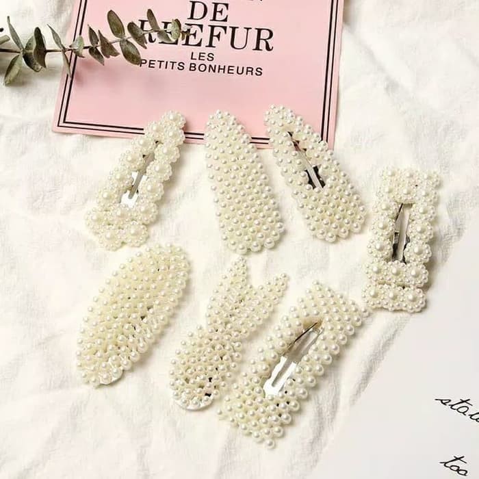 Jual Jepit Pearl Hairclip / Hairpin Jepitan Rambut Korea Mutiara Hair ...