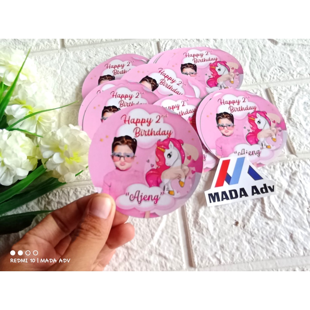 Jual Stiker Ulang Tahun isi 24 pcs / Stiker Nasi / stiker Ultah ...