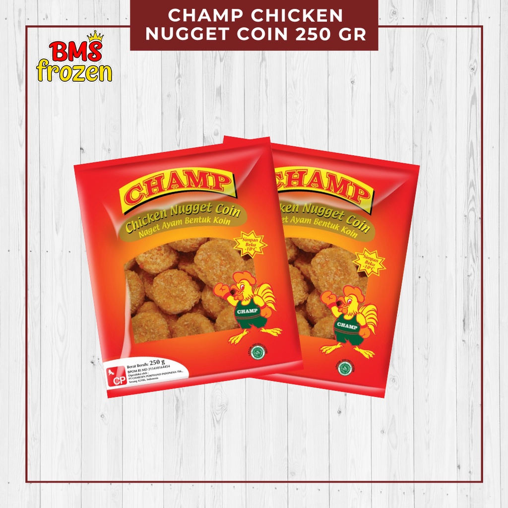 Jual BMS Frozen Food | Champ Chicken Nugget Coin | Nugget Koin | Shopee ...