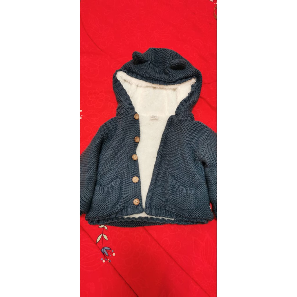 Jual Jaket bayi 1 tahun rajut [preloved] | Shopee Indonesia