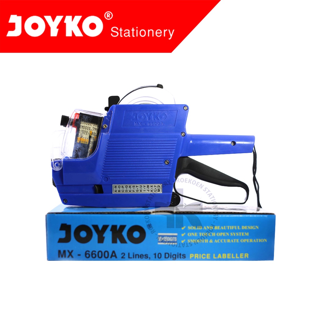 Jual Joyko Price Labeller 2 Line 10 Digits MX-6600A (Huruf Angka ...