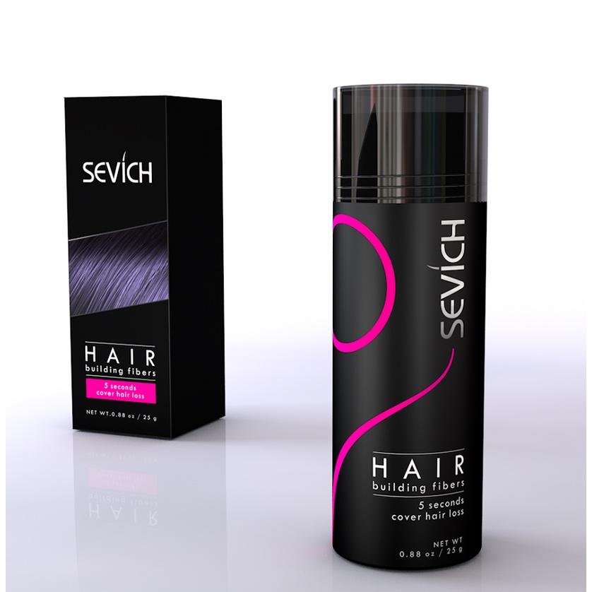 Jual SEVICH Hair Building Fiber Serat Penebal Melebatkan Rambut Tipis ...