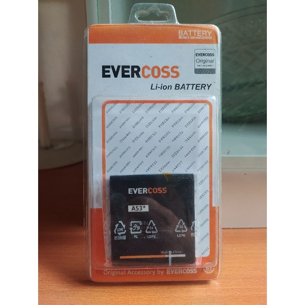 Jual Original Ever Coss Li-ion Battery A53 | Shopee Indonesia