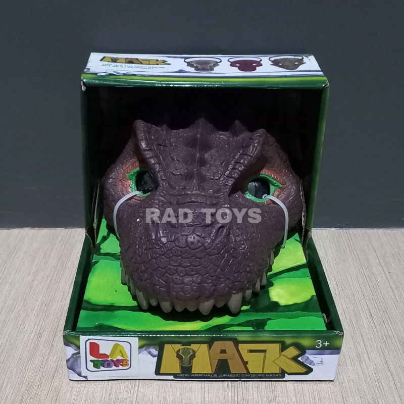 Jual Tyrannosaurus rex mask la toys jurassic head dinosaurus t rex ...