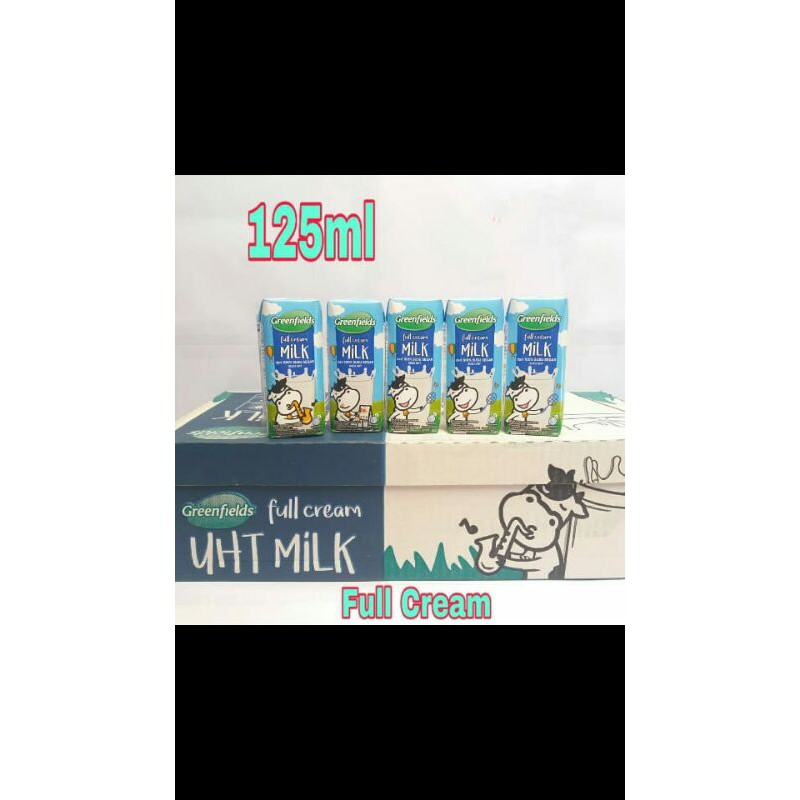 Jual SUSU UHT GREENFIELDS 125 ML 1 DUS GREENFIELDS 125 ML | Shopee Indonesia