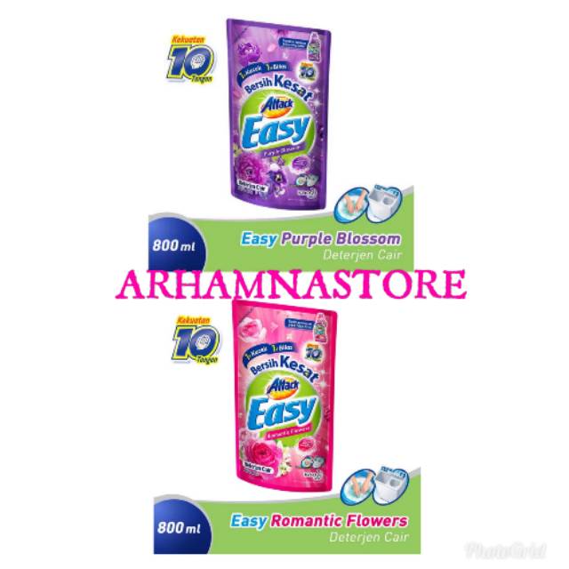 Jual ATTACK Easy Liquid Romantic Flower/Purple Blossom 800 ml | Shopee ...