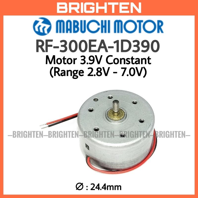 Jual MABUCHI Motor RF-300EA-1D390 3.9V Constant Range 2.8V - 7.0V ...