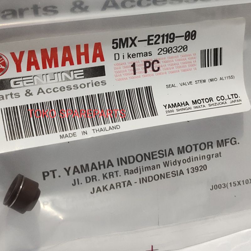 Jual 5MX-E2119-00 Seal Valve Stem Sil klep Yamaha Mio Sporty Soul ori YGP | Shopee Indonesia