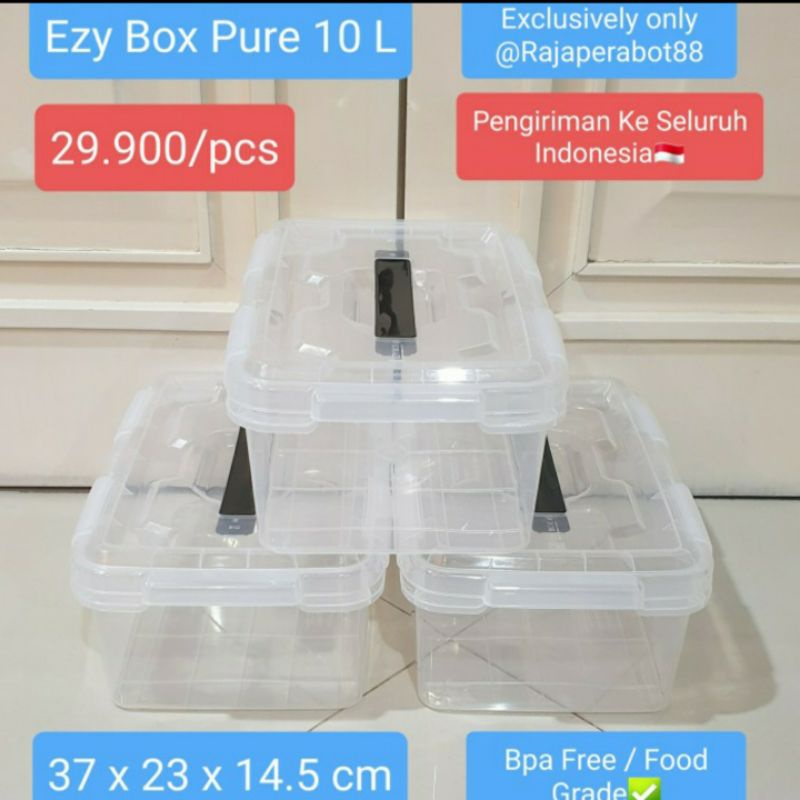 Jual CONTAINER BOX EZY BENING/PURE/TRASNPARAN 10-15-18-25-35-45-52-75 ...