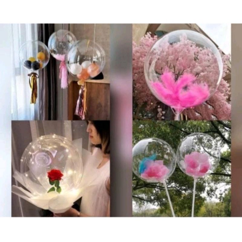 Jual DDBALLOONS BOBO BALON 20 INCH + STIK | Shopee Indonesia