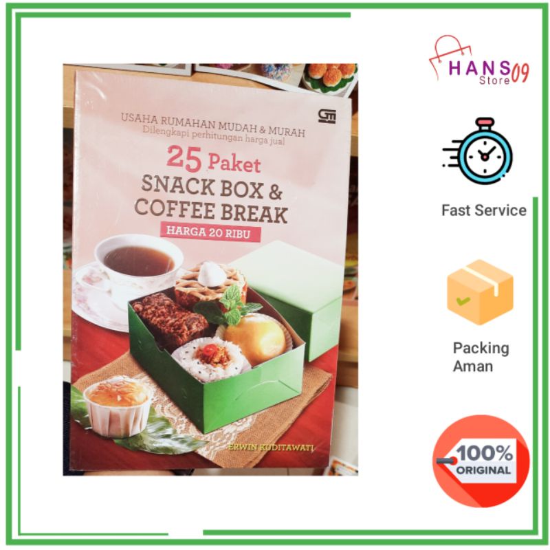 Jual 25 Paket Snack Box & Coffee Break Budget 20 Ribuan + Dilengkapi ...