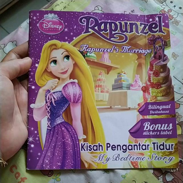 Jual buku anak bilingual Disney Rapunzel: Rapunzel's Marriage | Shopee ...