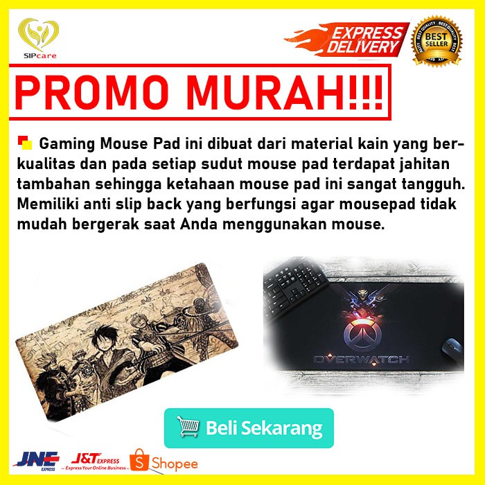 Jual Mouse pad Gaming XL Desk Mat 30 x 80 cm - MP004 Promo Murah Ready ...