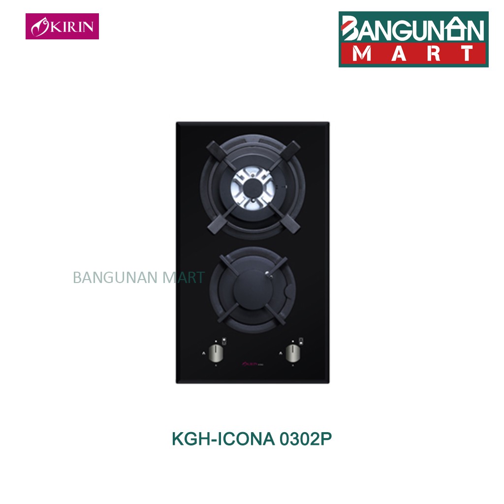 Jual Kompor Tanam 2 Tungku Kirin KGH ICONA 0302P | Shopee Indonesia