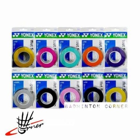Jual Grip Badminton Over Grip Overgrip Super Grap Pure Yonex AC 102 isi 3 / AC 102-3 JP Code ...