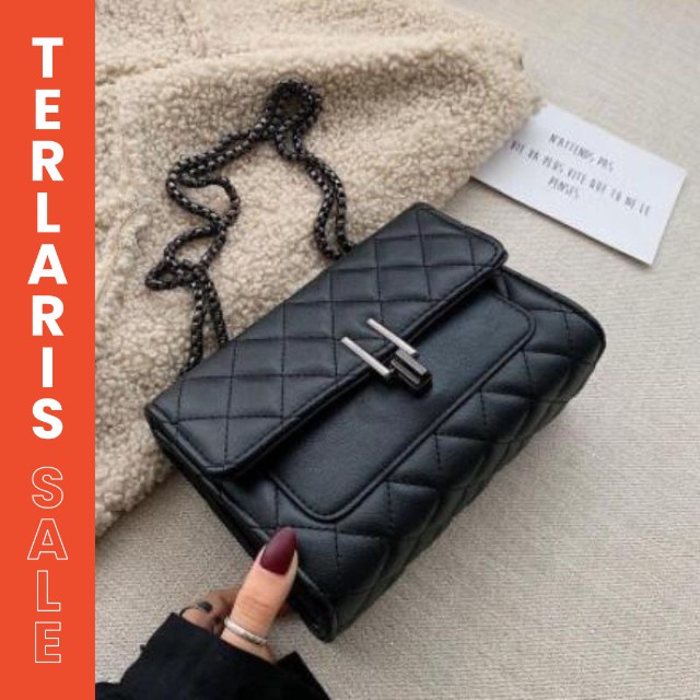 Jual Tas Selempang Slempang Rantai Bahu Pesta Kondangan Sling Bag Kekinian Fashion Wanita Cocok ...