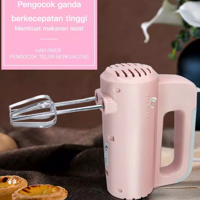 Jual Hand Mixer Kue Han River Mixer Mini Multifungsi | Shopee Indonesia